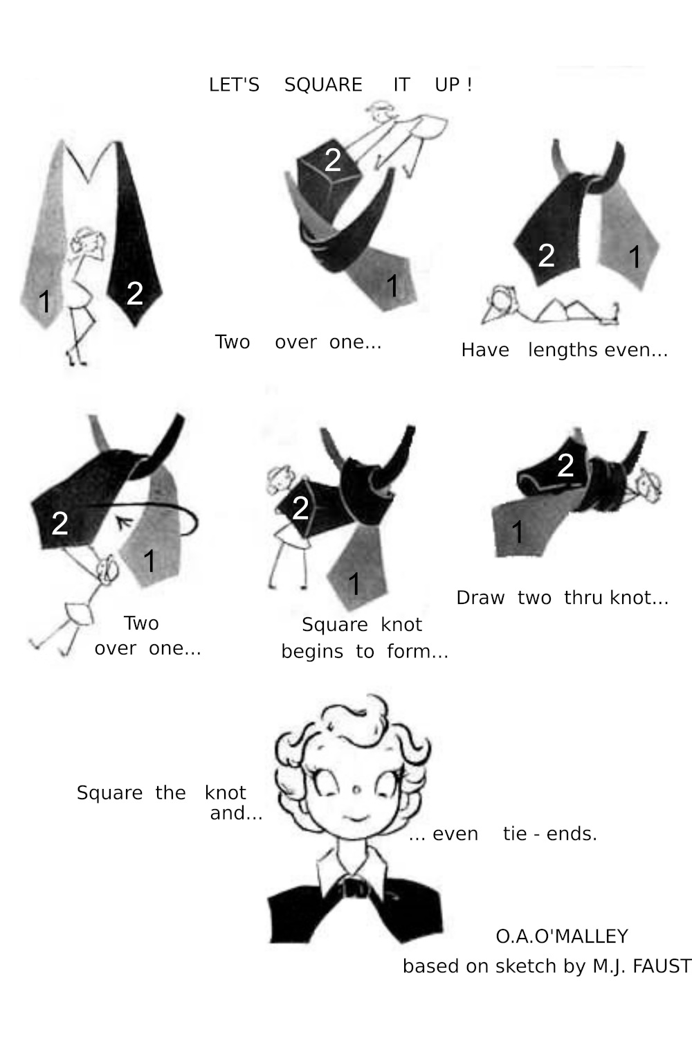 Navy WAVES Ties in 3 Styles – She Sews History